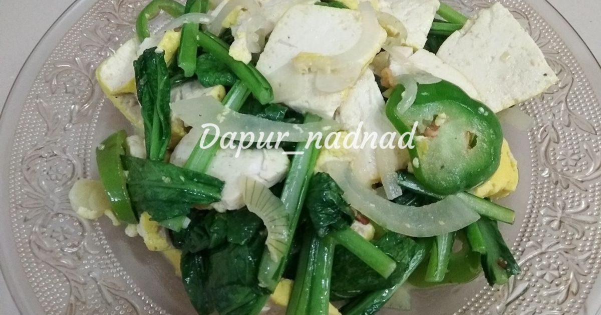 Resep Tumis Sawi Dan Tahu oleh Dapur_nadnad - Cookpad