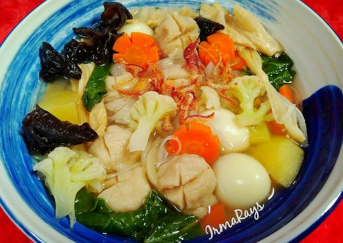 Resep Sup Kimlo Bakso Ikan oleh Irma Rays - Cookpad