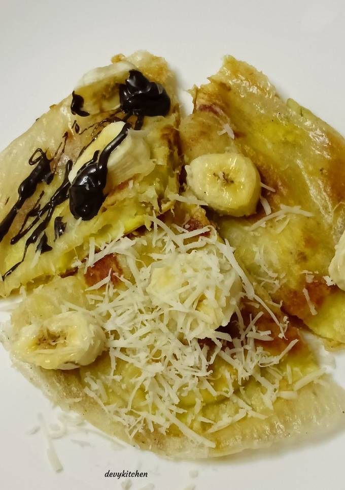 Resep 795. Banana Pancake Thailand oleh Devin - Cookpad
