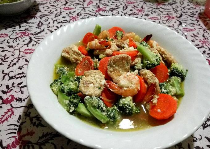 Resep Cah Udang Tahu oleh Selly Akbar - Cookpad