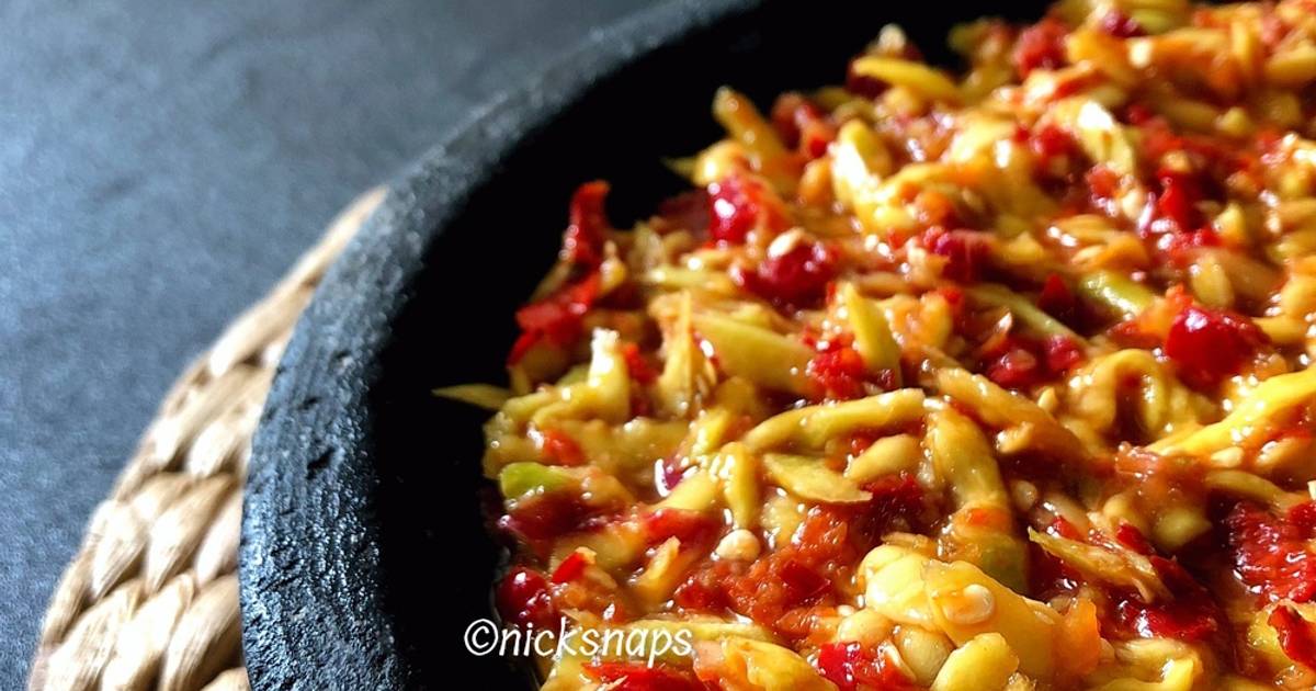 Resep Sambal Mangga Muda oleh Enik Sulistyawati - Cookpad