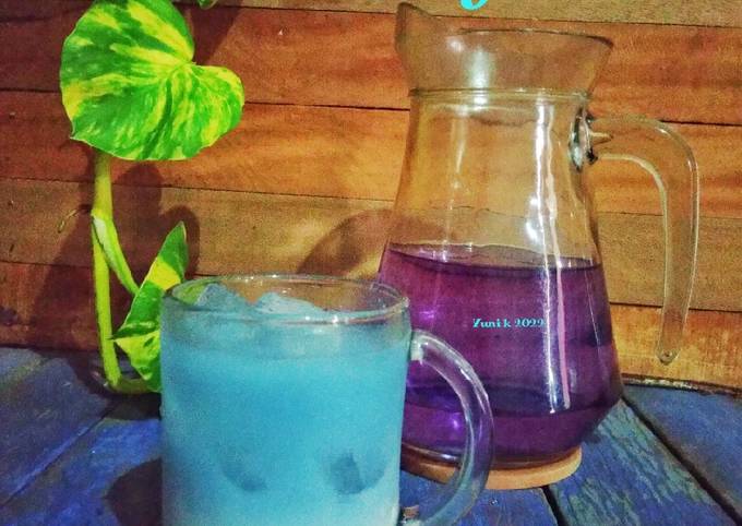 Resep Es Teh Telang Susu oleh Yuni Kurniasih, - Cookpad