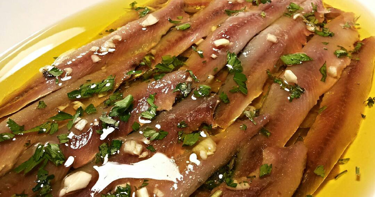 Anchoas Prematuras Con Solo Quince Días En Salazón Receta de Alexis ...
