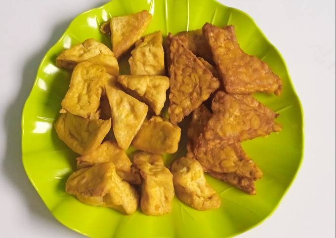 Resep Tempe Tahu Goreng Bumbu Racik oleh Wati Wartini - Cookpad