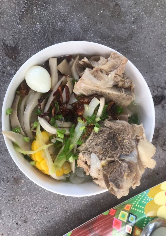 Cách Làm Món Nui chả lụa trứng cút của Phuc Pham Thi Nhu - Cookpad