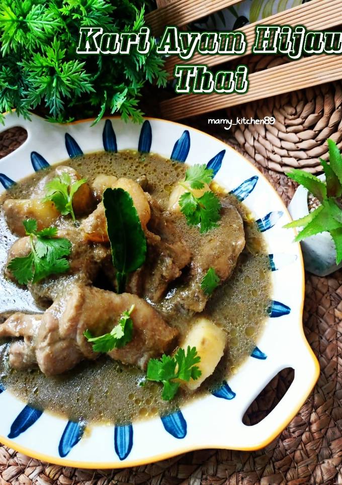 Resipi Ayam Kari Hijau Thai oleh mamy_kitchen89 - Cookpad