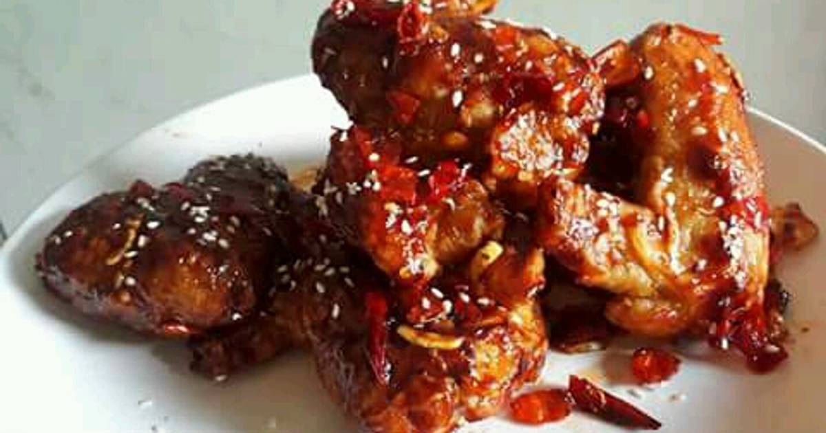 Resep Fire chicken wings Ala dapur KEIKO oleh Alldila Bernadeta - Cookpad