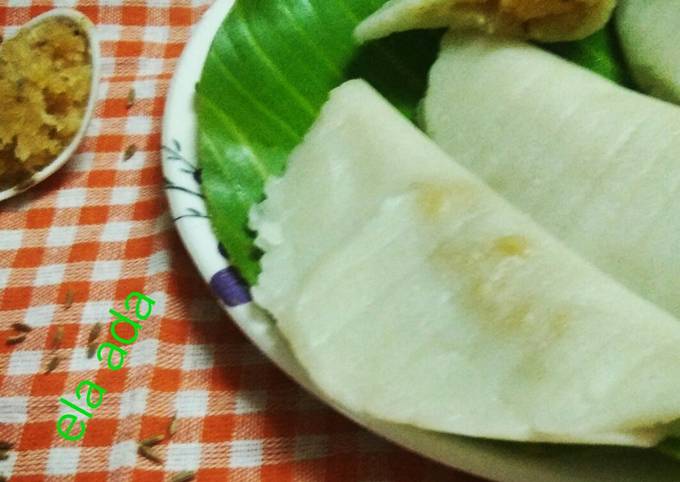 இலை அடை(Ela ada/Ela appam) (Elai adai recipe in tamil) இவருடைய ரெசிபி ...