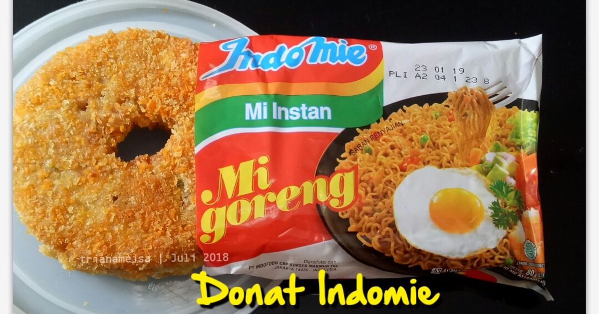 Resep Donat Indomie oleh 🔴⃟⍣ℳⅇⅈ²⁴ ࿂ 👈 - Cookpad