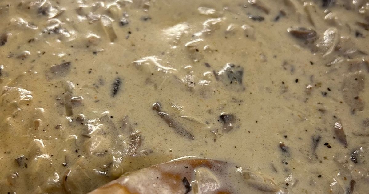 Salsa Crema De Hongos 🫕 Receta de Camila- Cookpad