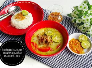 Resep soto betawi susu daging kurban rumahan enak dan mudah - Cookpad