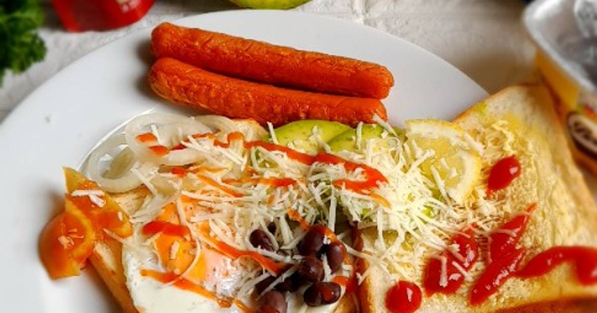 Resep English Breakfast oleh Lucky Kitchen - Cookpad