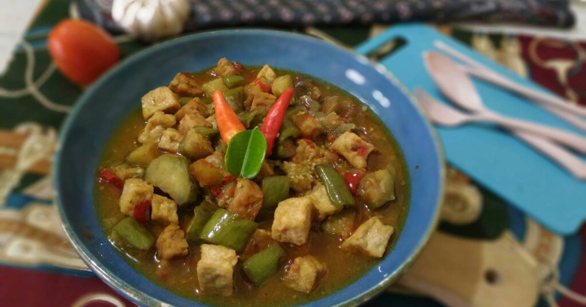 Resep Pecel Terong Ijo Tahu Tempe dgn Kemiri oleh Pawon Ndeso Artikah ...