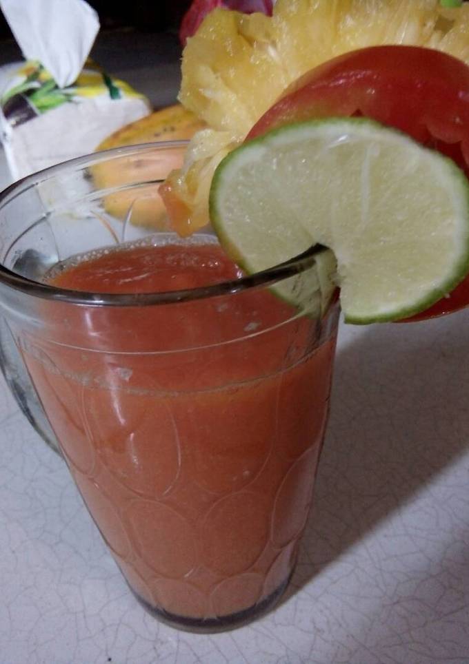 Resep Jus buah mix tanpa es dan gula oleh Umi Siti - Cookpad