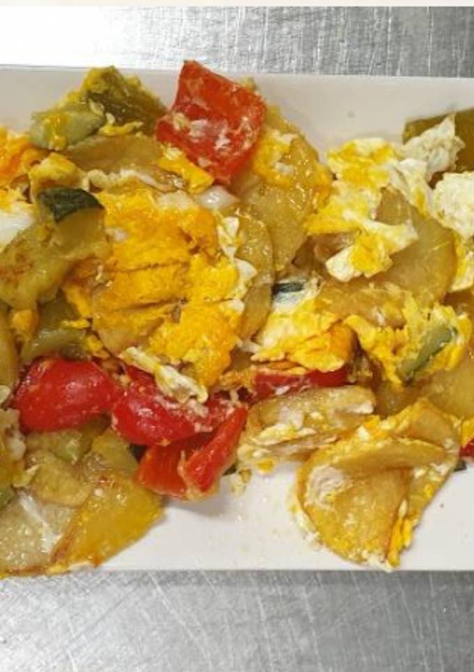 Revuelto variado Receta de cipriano baez- Cookpad