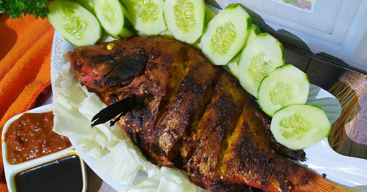 40 resep ikan kakap merah bakar teplon enak dan mudah - Cookpad