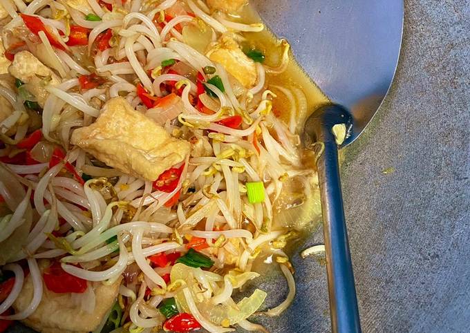 Resep Tumis Taoge Tahu Simple oleh NurulHida 🌹 - Cookpad