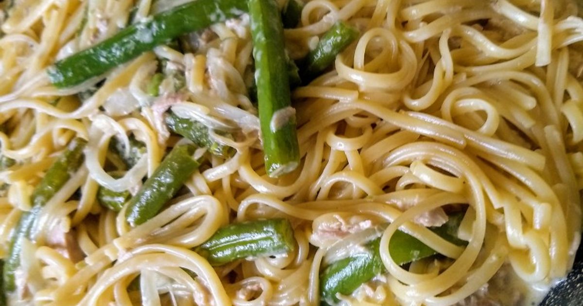 pasta con crema de leche y atun - 56 recetas caseras- Cookpad