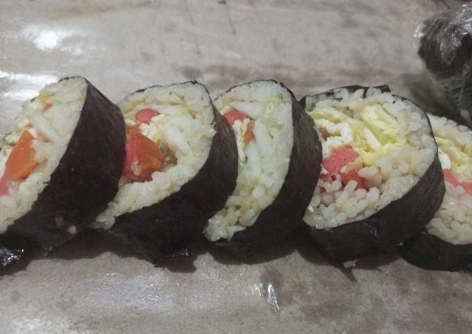 Resep Kimbab simple super cepat | ala anak kost oleh Resep Anak Kost ...
