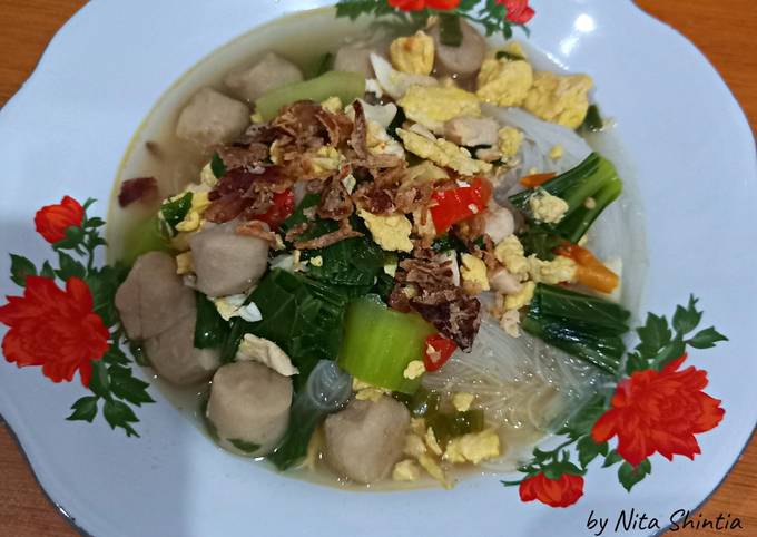 Resep Bihun Kuah (Bihun Siram) oleh Nita Shintia - Cookpad