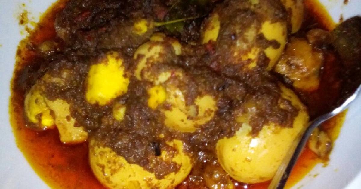 Resep Rendang telor bulat oleh Dewi Andayani - Cookpad