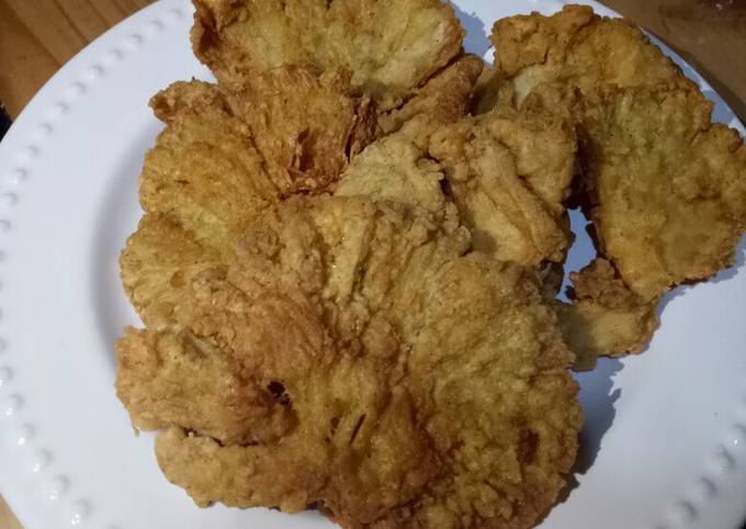 Resep Jamur Krispy Rasa Fried Chicken oleh Mutiara Safarina - Cookpad