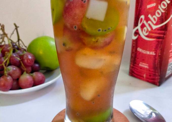 Resep 316. Es Teh Tropical (Anggur dan Apel) oleh Eni henie - Cookpad