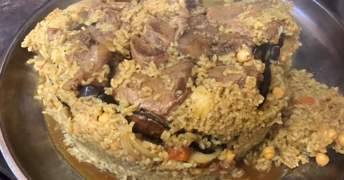 طريقة عمل المقلوبة الفلسطينية باللحمة على أصولها من Dyam H - كوكباد