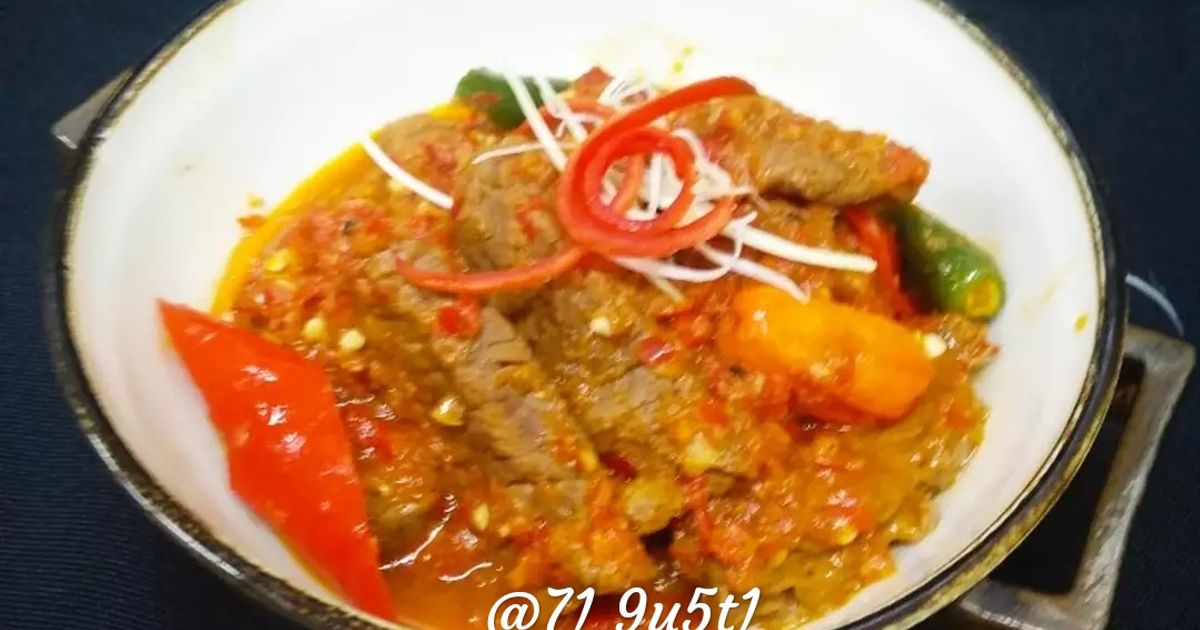 Resep Beef Balado Super Yummy oleh Asung N Igm - Cookpad