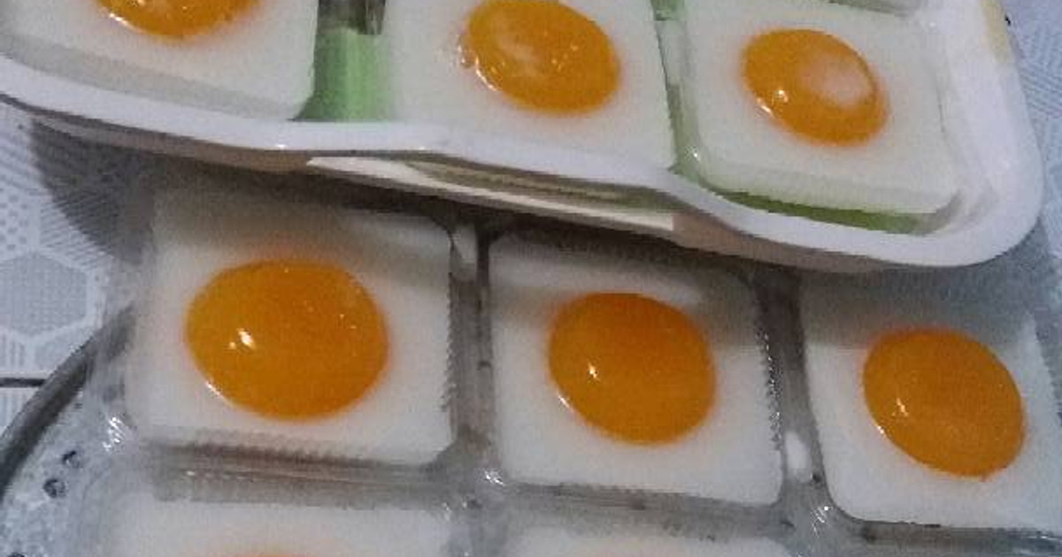 Resep Puding Telor Mata Sapi Ala Kadarnya oleh Nia Indrawati - Cookpad