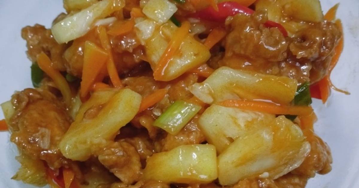Resep Ayam kuluyuk/asem manis oleh septya waty - Cookpad