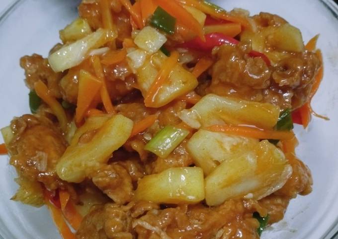 Resep Ayam kuluyuk/asem manis oleh septya waty - Cookpad