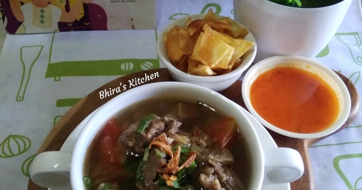 Resep Soto Daging Sadang oleh Rika Erviana - Cookpad