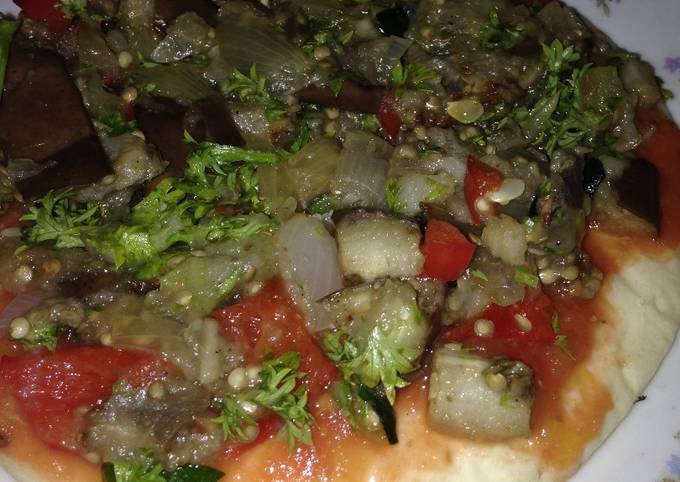 Resep Pizza Sayur oleh Ala Rumah Citra - Cookpad
