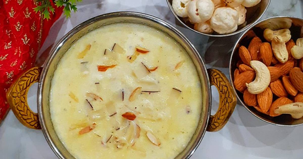 Makhana phirni Recipe by Neha Dua - Cookpad