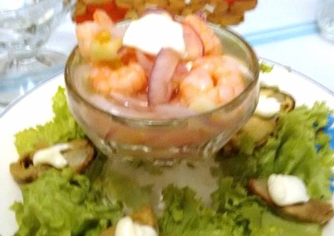 Ceviche de Camarón Receta de cfierrop- Cookpad