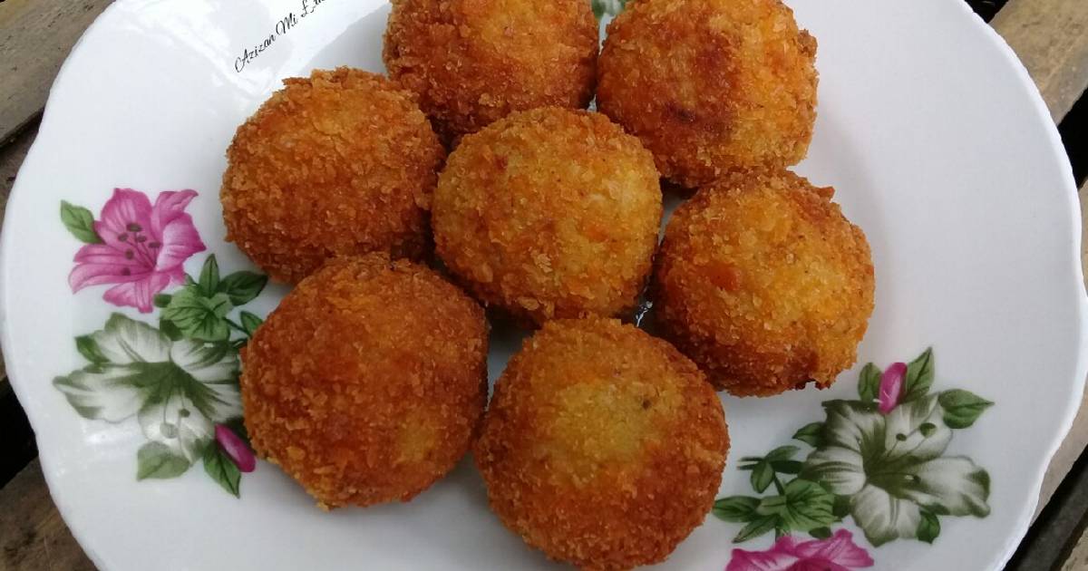 34 resep bola bola kentang halus udang enak dan mudah - Cookpad