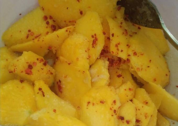 Resep Rujak Mangga Podang simple oleh Mama Cikayu - Cookpad