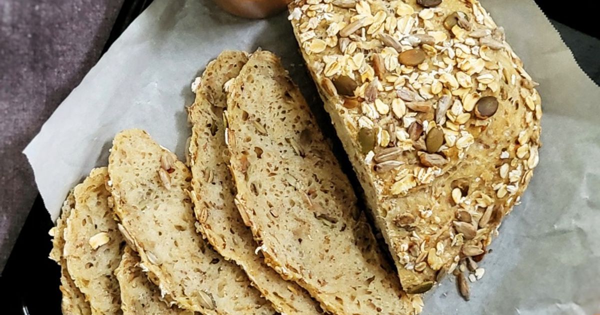 Resep No Knead Seeded Oat Bread (Roti Oat Dengan Biji²an Tanpa Ulen ...