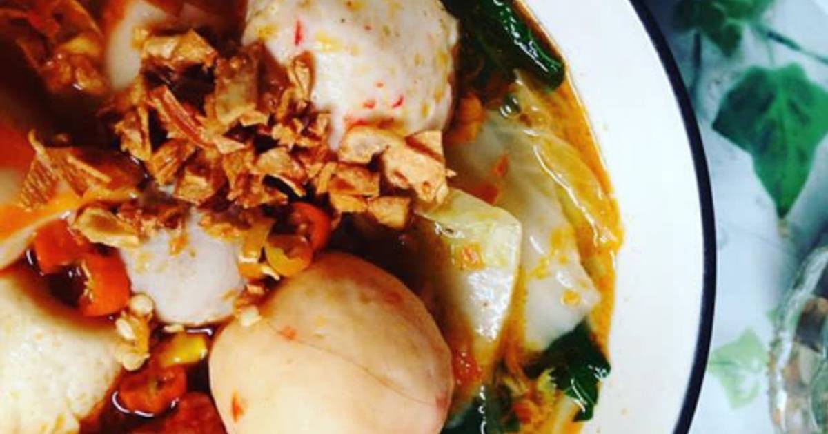 Resep Spicy tomyum suki oleh Listya Ramadhani - Cookpad