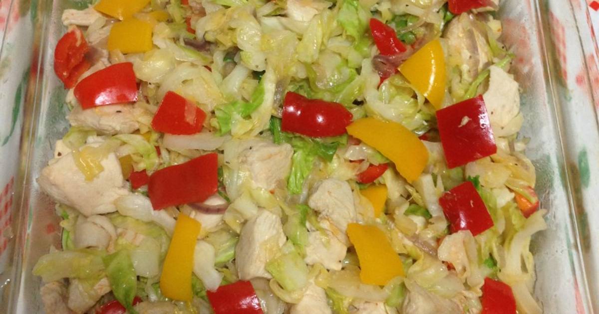 Guiso de Repollo con Pechuga de Pollo! Receta de yenit julia tajiri ...