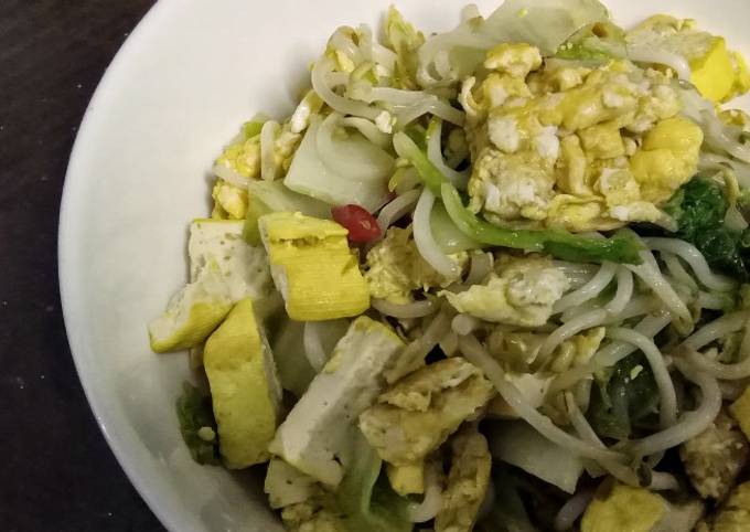 Resep Oseng Tahu Tauge Telur Sayur oleh Iskan Detia - Cookpad