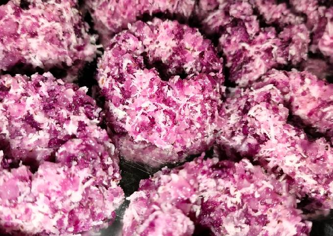 Resep Kue Ubi Ungu Ketan Super Legiitt By Dapur Aan Oleh Anik Cookpad