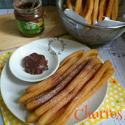 Resep Churros Crunchy oleh Retno Nia Sari {Xenia's Kitchen} - Cookpad