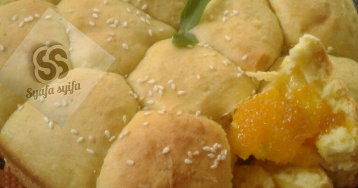 Resep Roti Manis Labu Kuning oleh Syafa Syifa - Cookpad