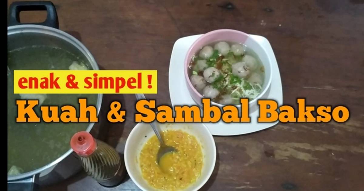 173 resep sambal bakso kuah enak dan mudah - Cookpad