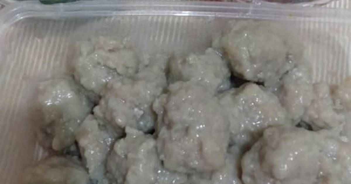 Resep Bakso Daging Sapi Homemade oleh mezzayu luna - Cookpad