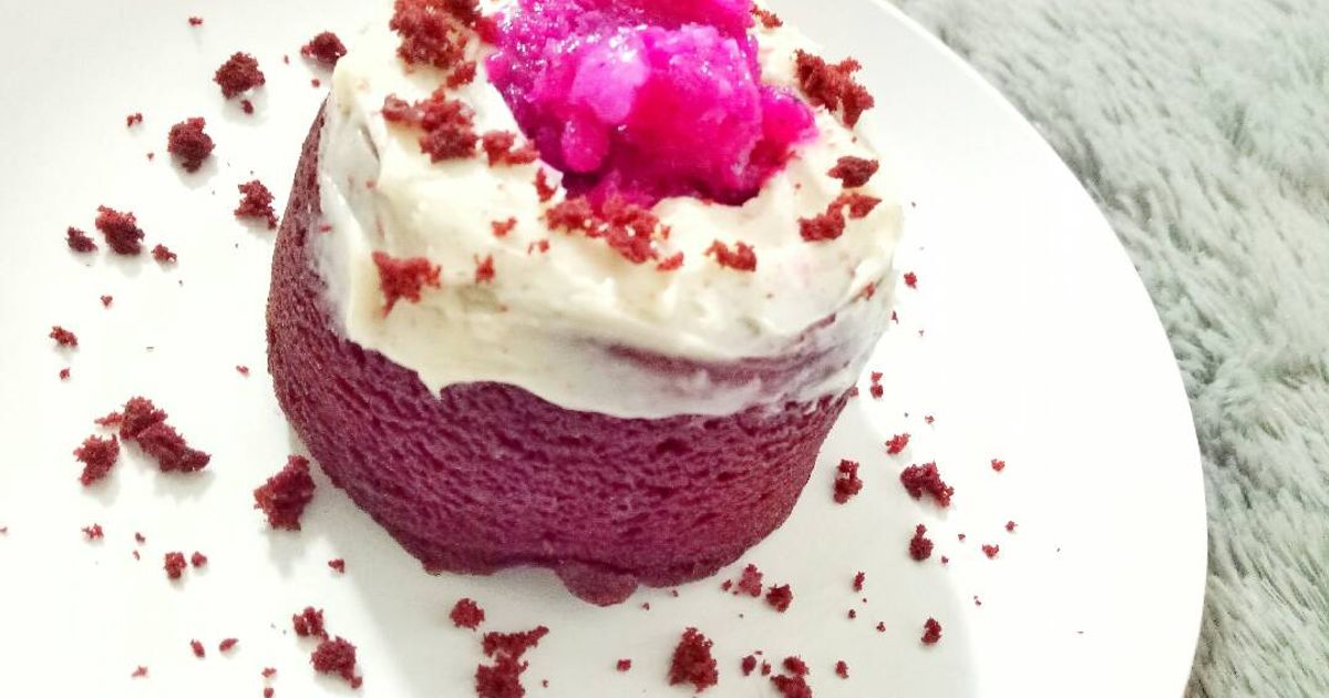 Resep Red Velvet Cake With Dragon Fruit Sorbet oleh Nirastorytummy ...