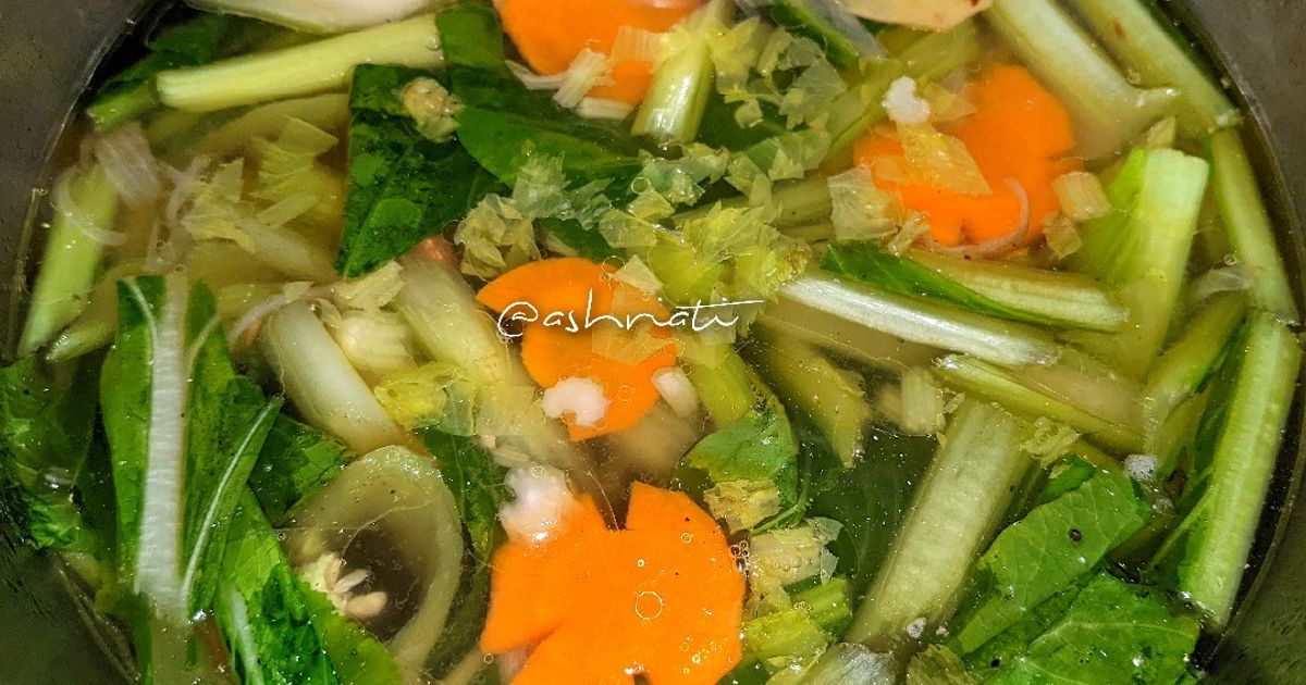 Resipi Sup Sawi Lada Hitam oleh aFun ashriati - Cookpad