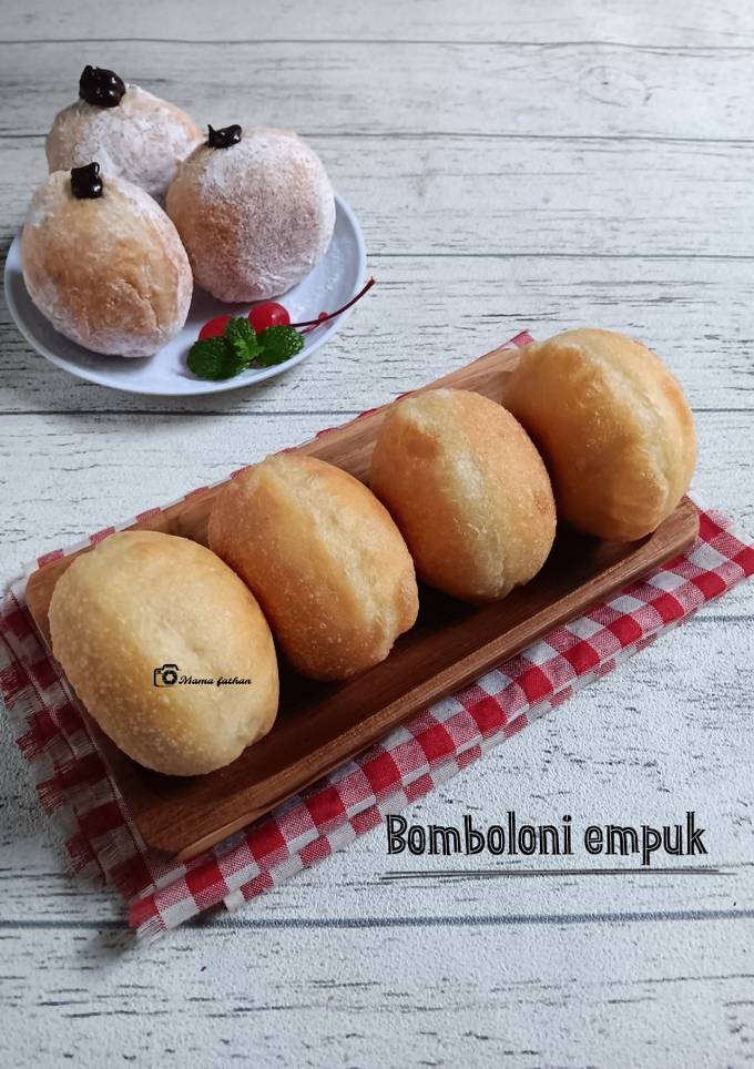 Resep Bomboloni empuk oleh Mama fathan - Cookpad